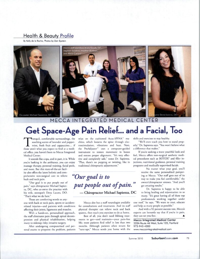 In The Press - Mecca Spa NJ